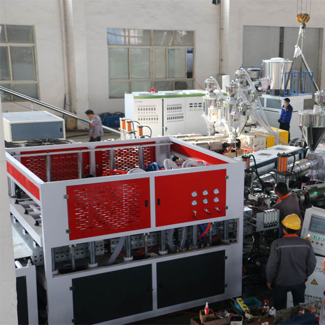 PP Hollow Construction Formwork Panel Extrusion Production Line - Buy ...